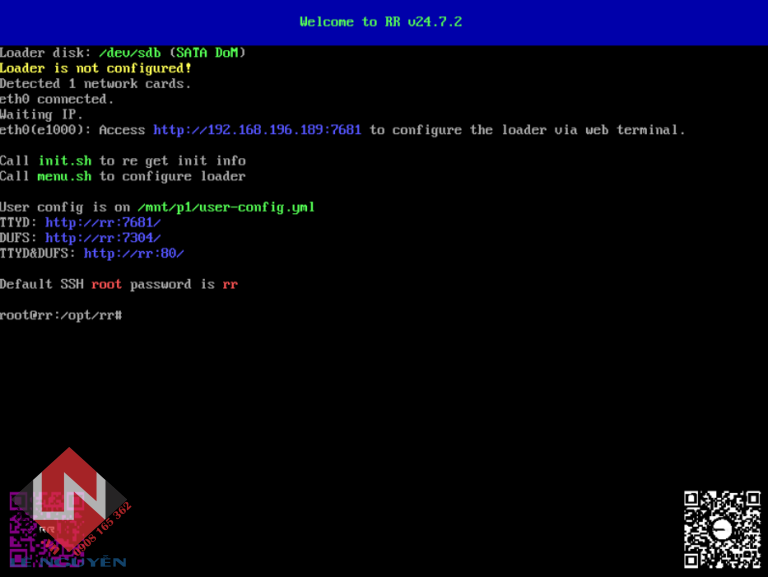 1️⃣【 2025 】Tạo Bootloader Cài đặt Xpenology DSM 7.2 Sử Dụng RRorg (Redpill Recovery Loader ...