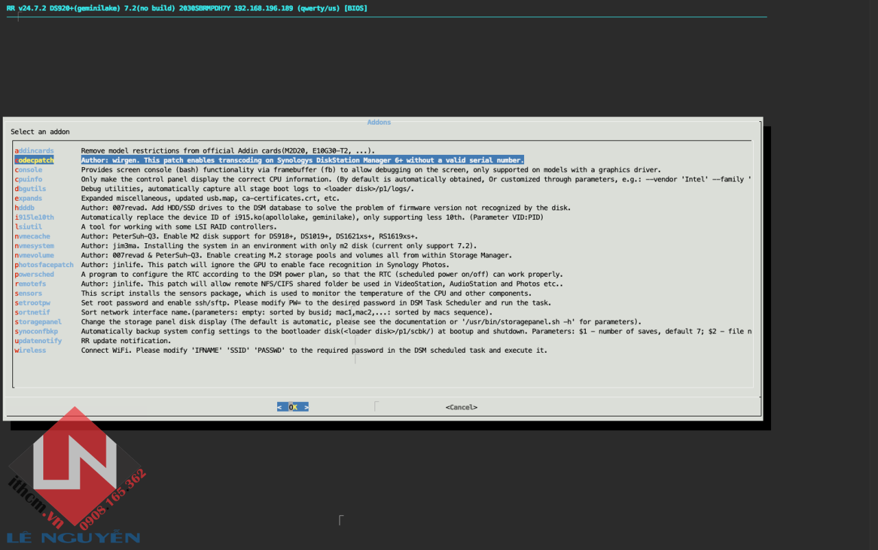 1️⃣【 2025 】Tạo Bootloader Cài đặt Xpenology DSM 7.2 Sử Dụng RRorg (Redpill Recovery Loader ...