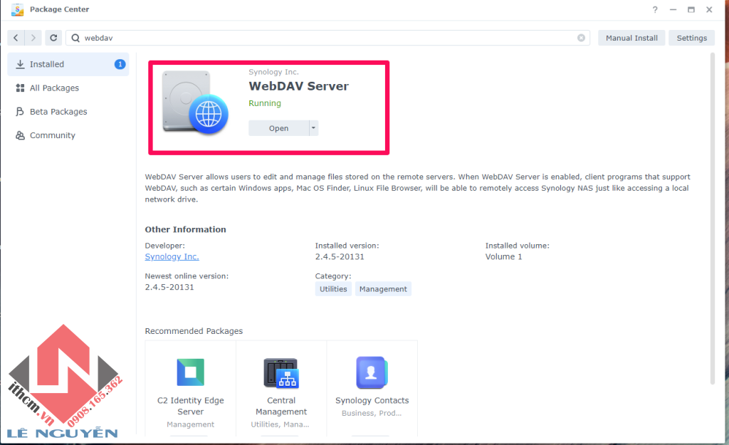 1️⃣【 2025 】Hướng Dẫn Map ổ Cứng Mạng Từ Xa Nas Synology Với WebDAV • CÔNG TY MÁY TÍNH ITHCM