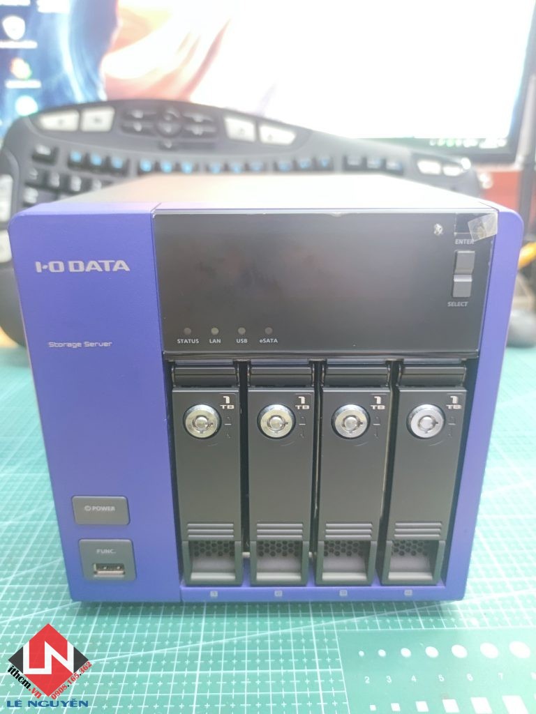 1️⃣【 2026 】Nas Nhật IO DATA D2701 Chạy Xpenology, Ram 4G, 4 Bay HDD • CÔNG TY MÁY TÍNH ITHCM