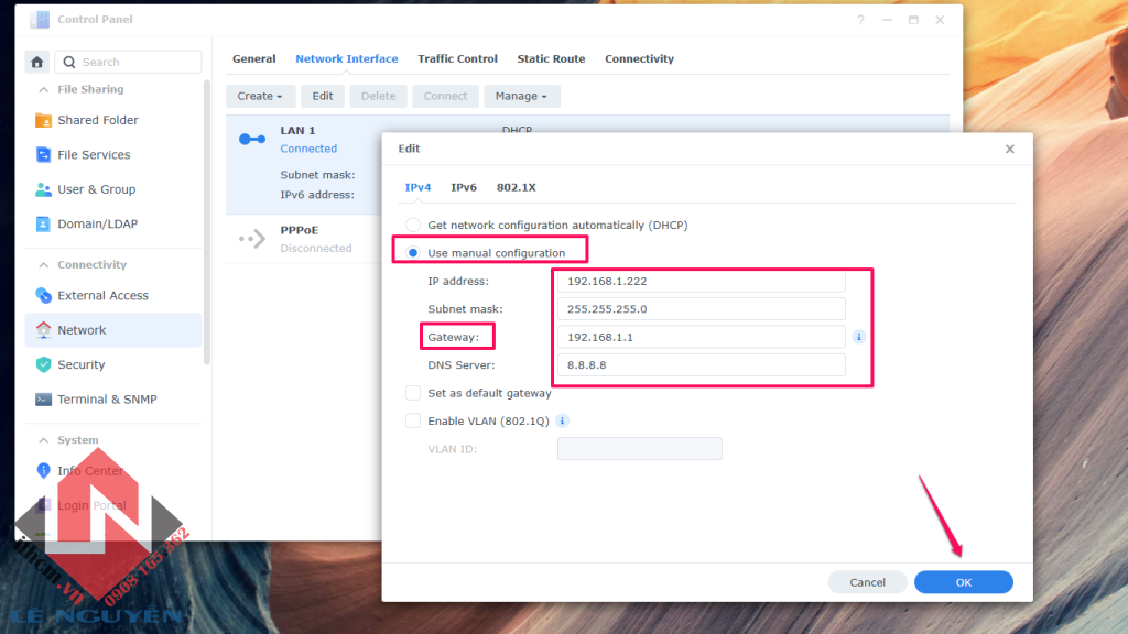 1️⃣【 2025 】Cài đặt IP Tĩnh Cho NAS Synology / Xpenology • CÔNG TY MÁY ...