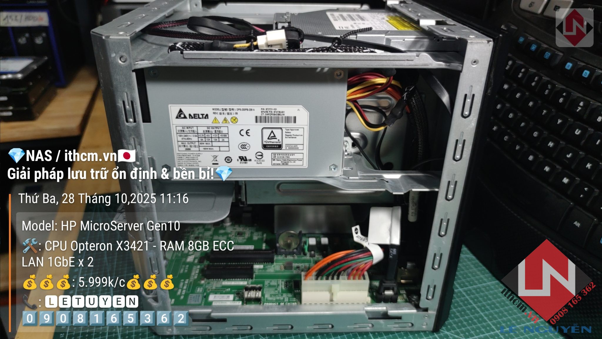 1️⃣【 2026 】HP MicroServer Gen10 X3421 - NAS Mini Bền Bỉ Lý Tưởng Làm ...