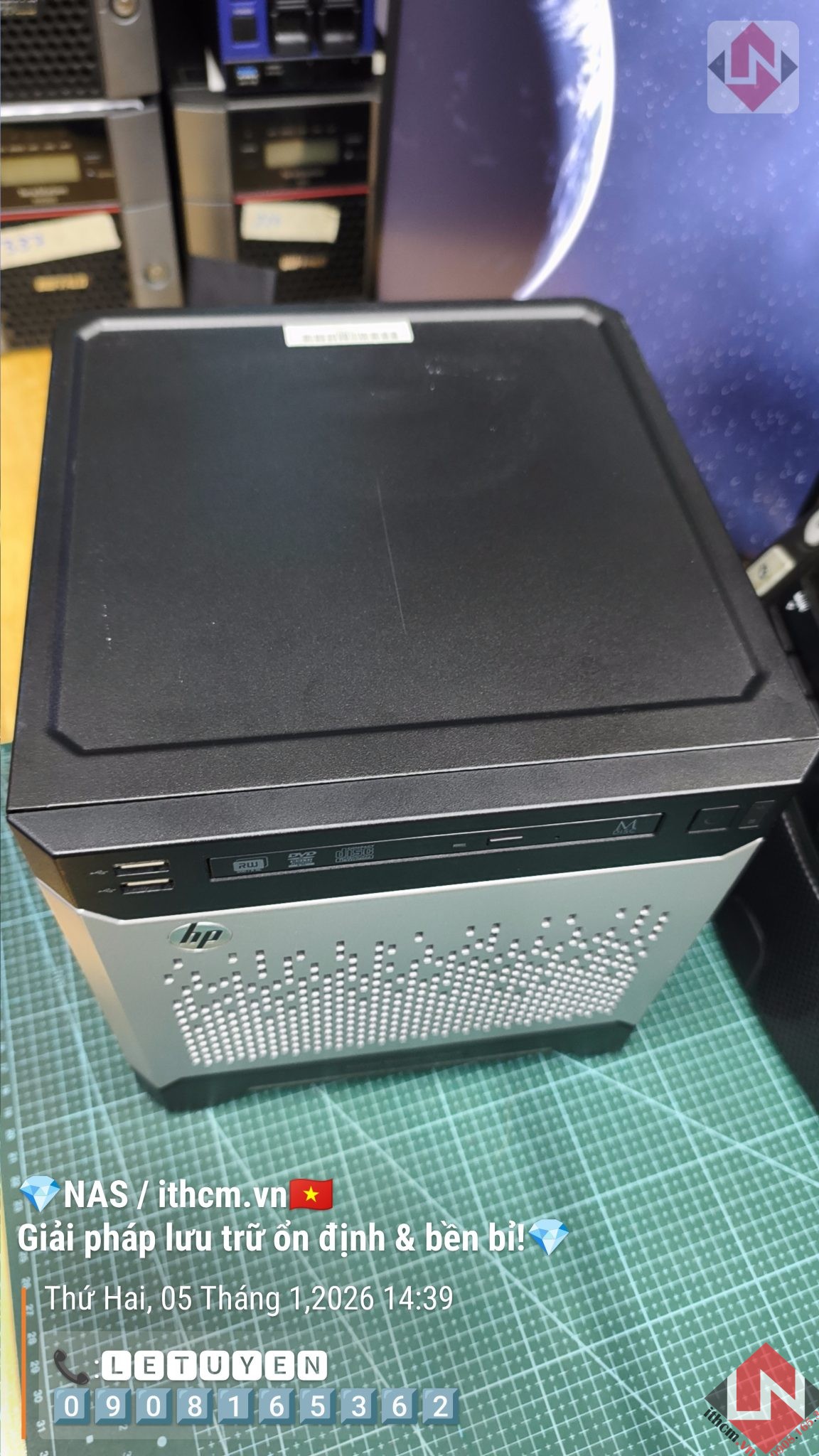 1️⃣【 2026 】Nas Hp Microserver Gen8 Xeon 1220 Mini Server Chạy NAS ...